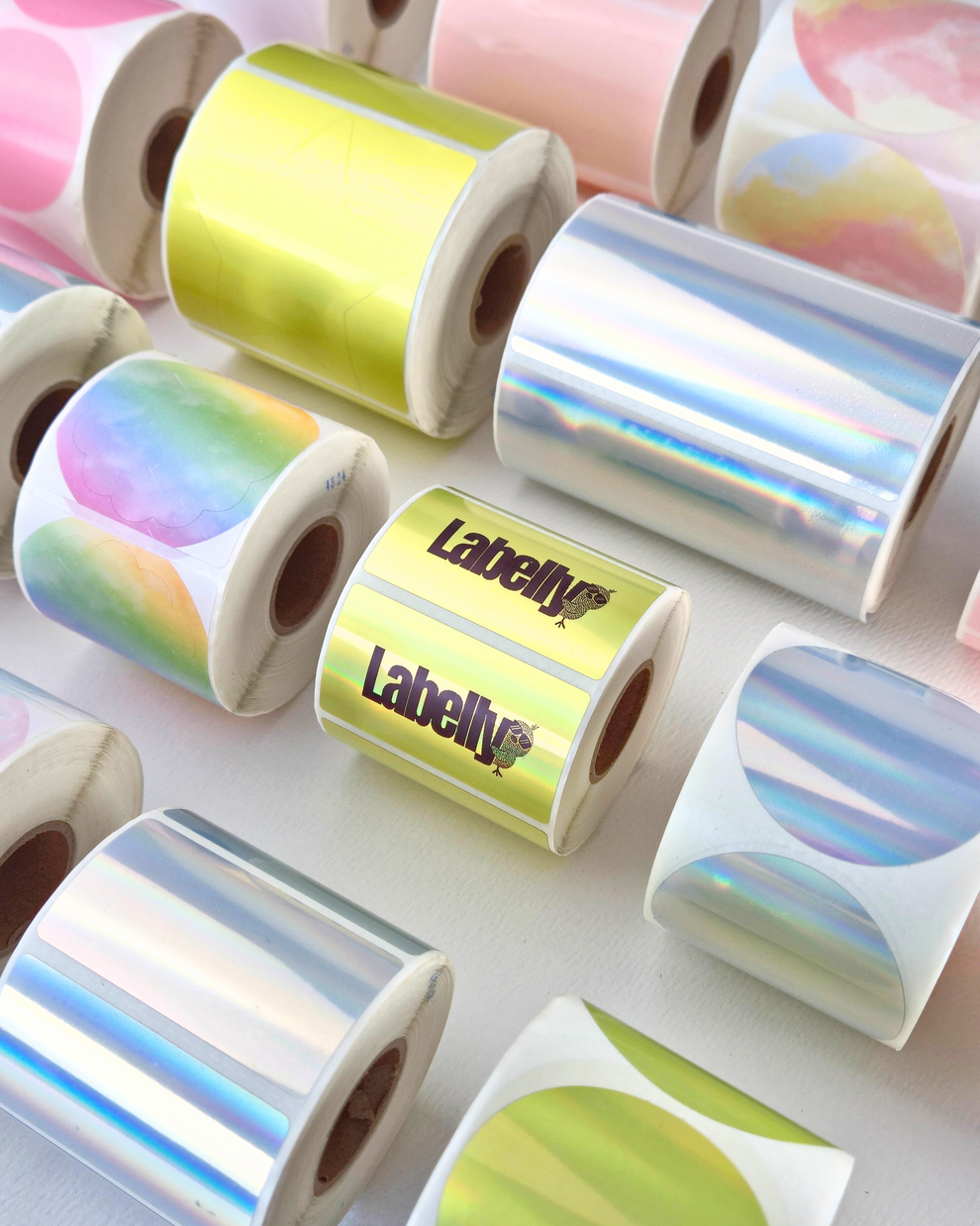 The Blue Shipping Label Printer + Free Label Holder for Rolls – Labelly