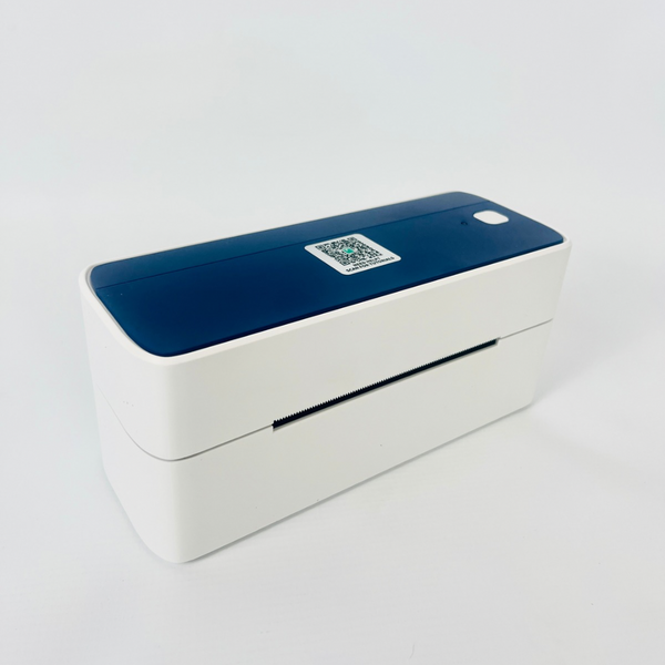 The Blue Shipping Label Printer + Free Label Holder for Rolls – Labelly