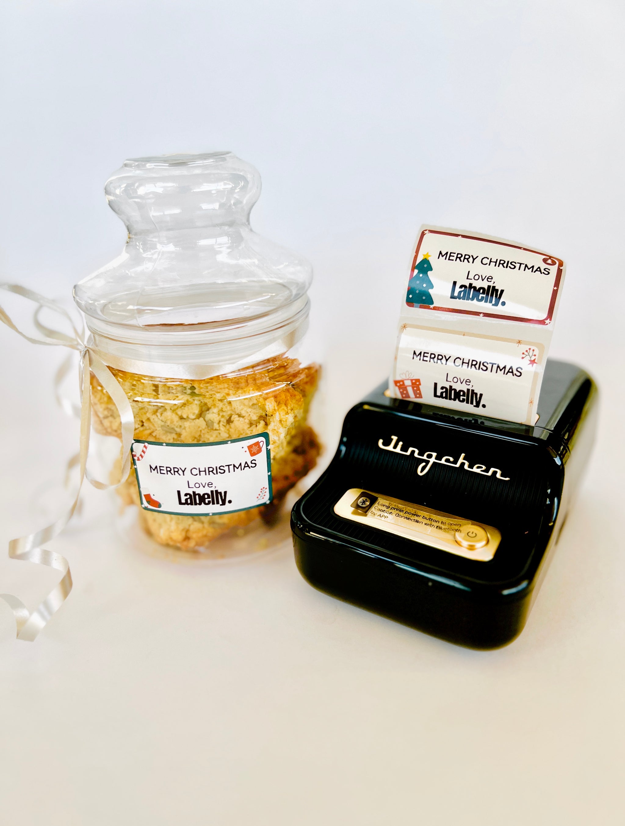 Medium Rectangular Christmas Labels - 50*30mm 230 per roll 🎄 – Labelly
