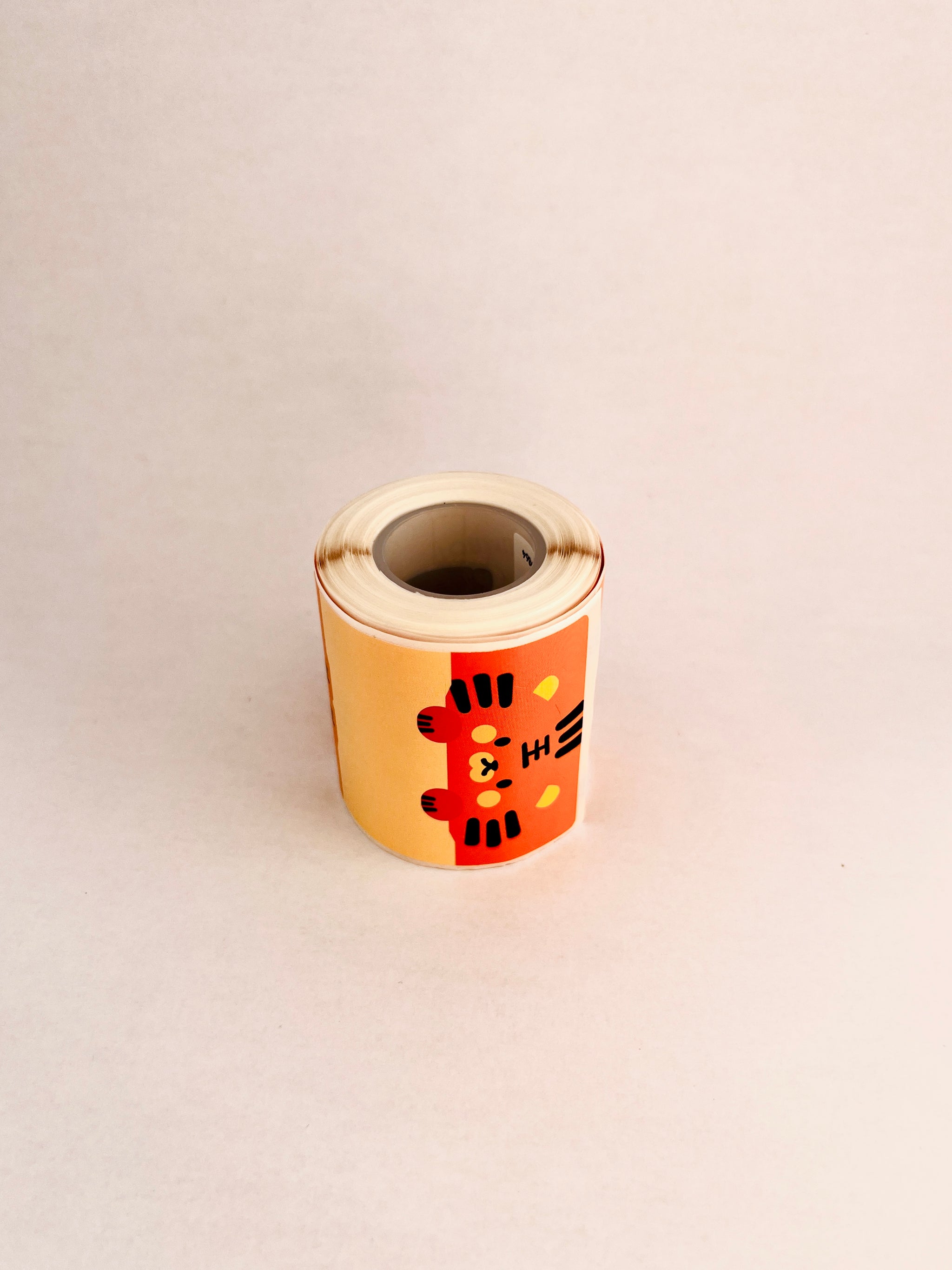 Large Cute Tiger Labels - 120 per roll 🐯 – Labelly