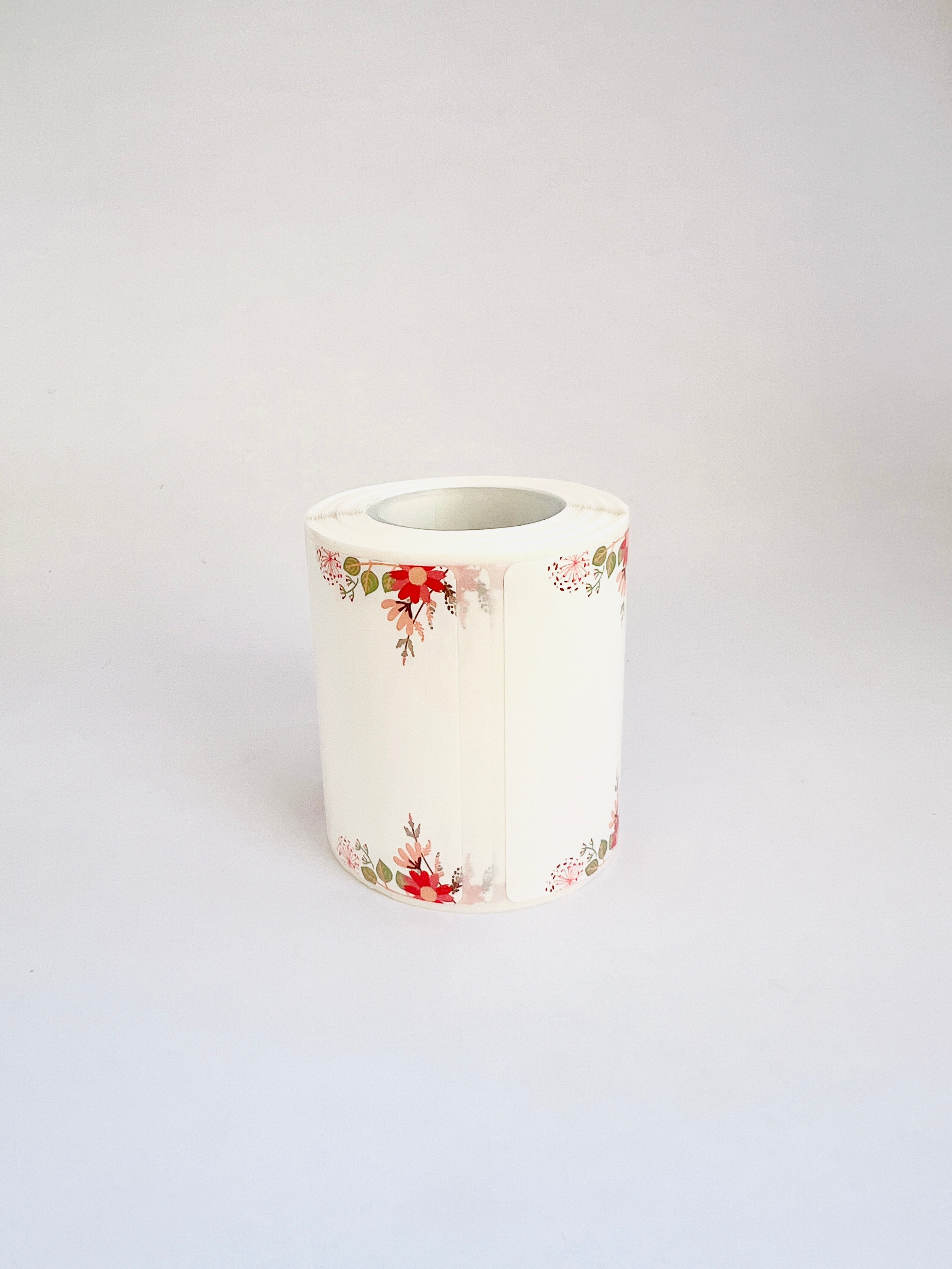 Medium Flower Bordered Rectangular Labels - 230 per roll 🌸 – Labelly