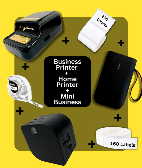 The Business + Mini-Business + Home Label Printer Bundle 🖨️ – Labelly